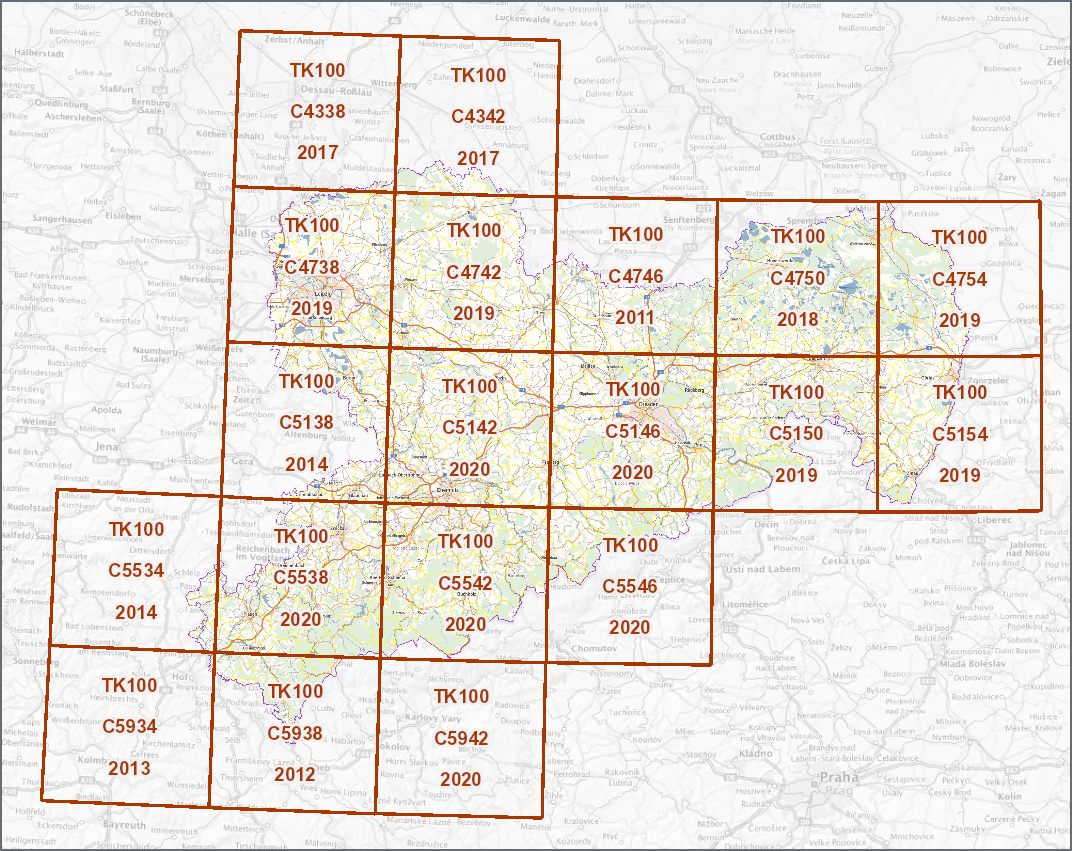 Verfügbarkeit und Aktualität - Geobasisinformation - sachsen.de