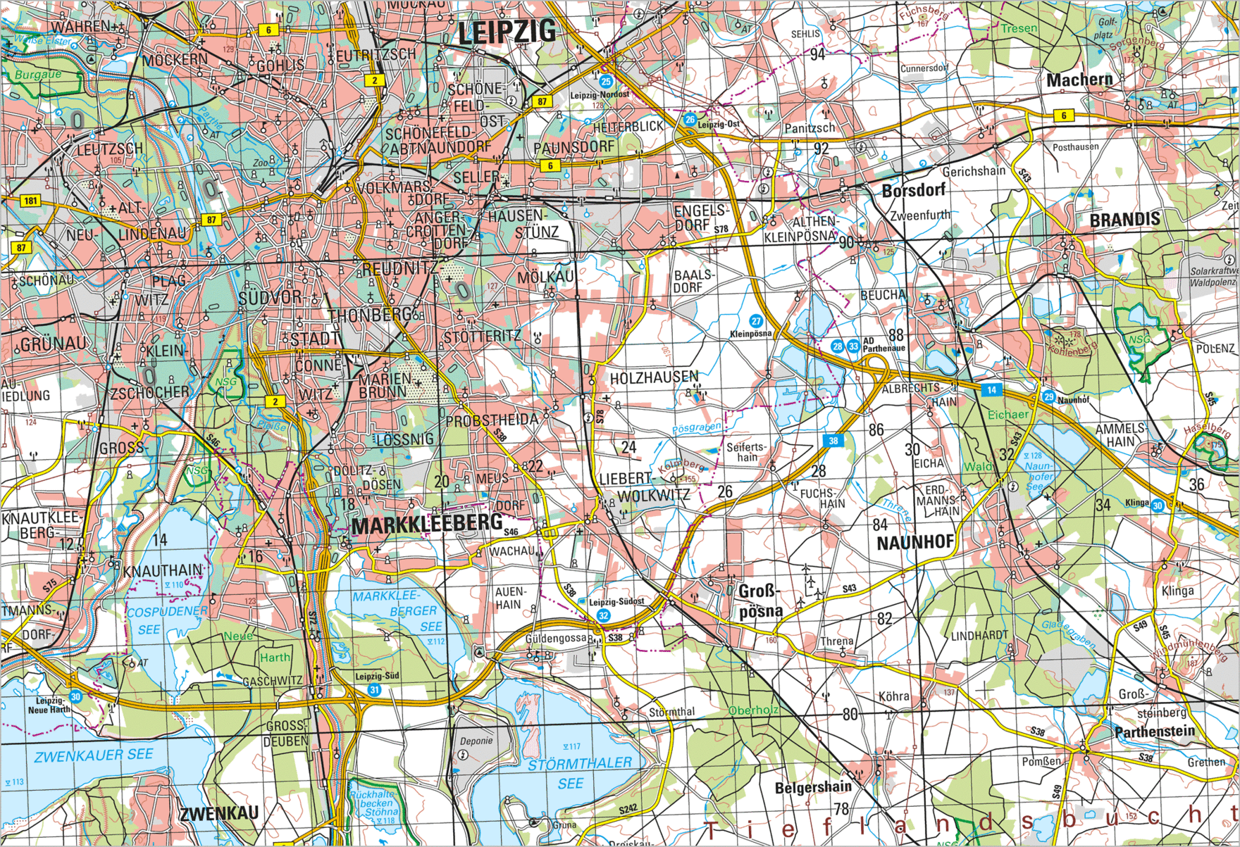 Topographische Karte - Geobasisinformation - sachsen.de